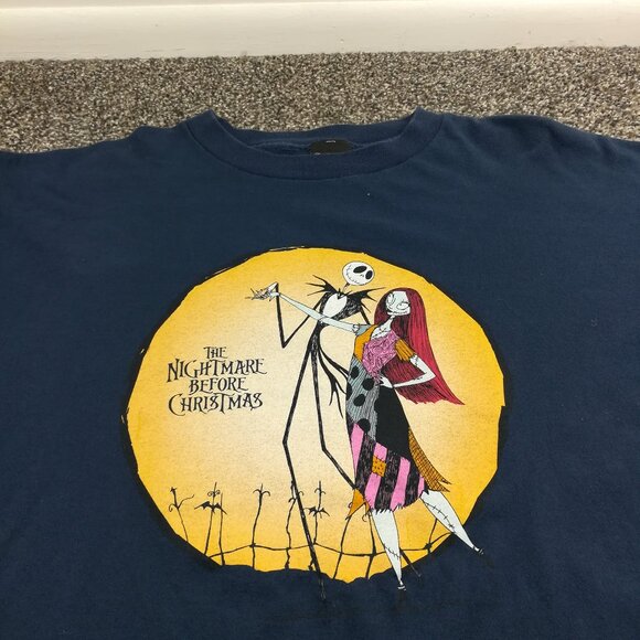 giant | Shirts | Vintage Nightmare Before Christmas Tshirt Tim Burton ...